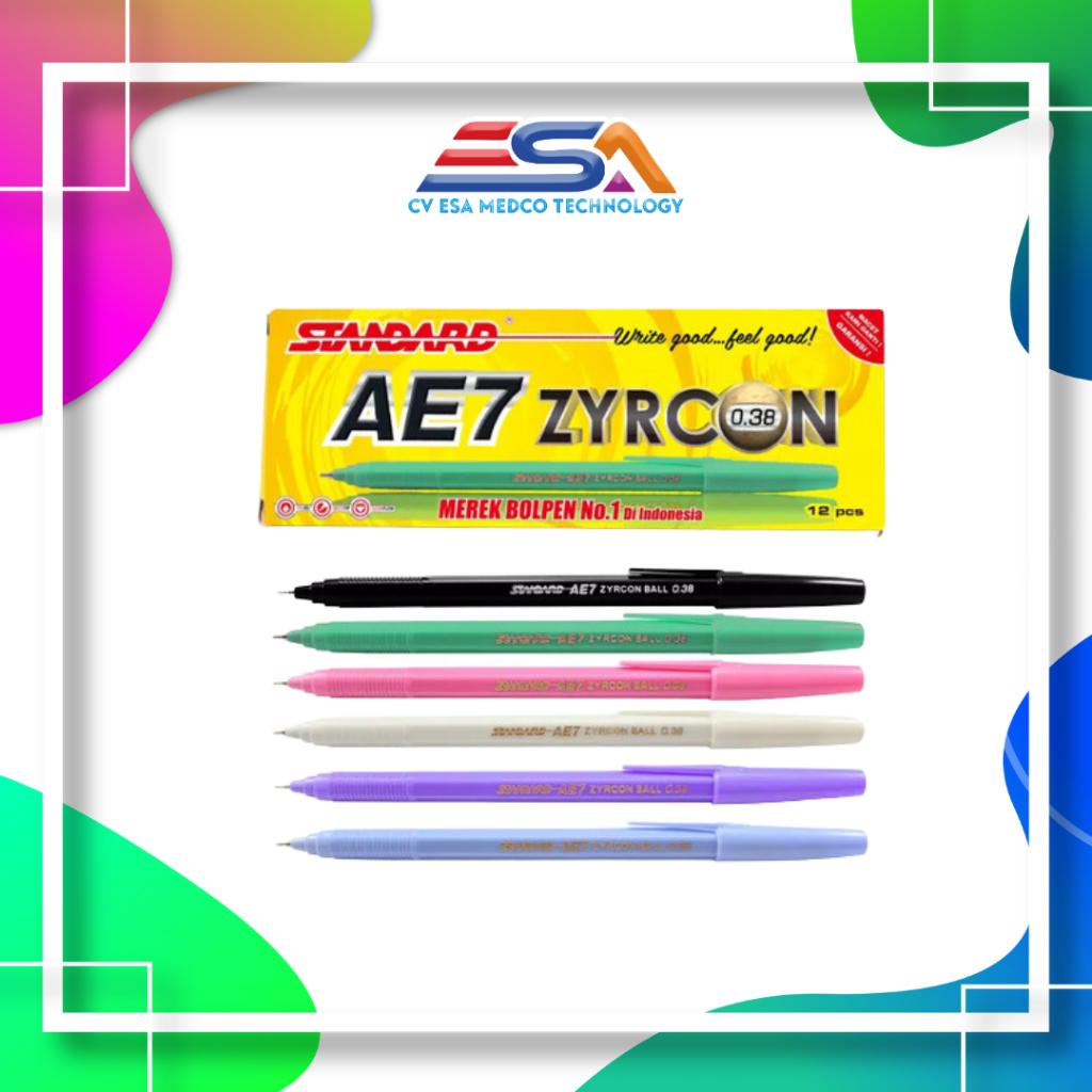 Jual Ballpoint AE7 Zycron per pack | Shopee Indonesia
