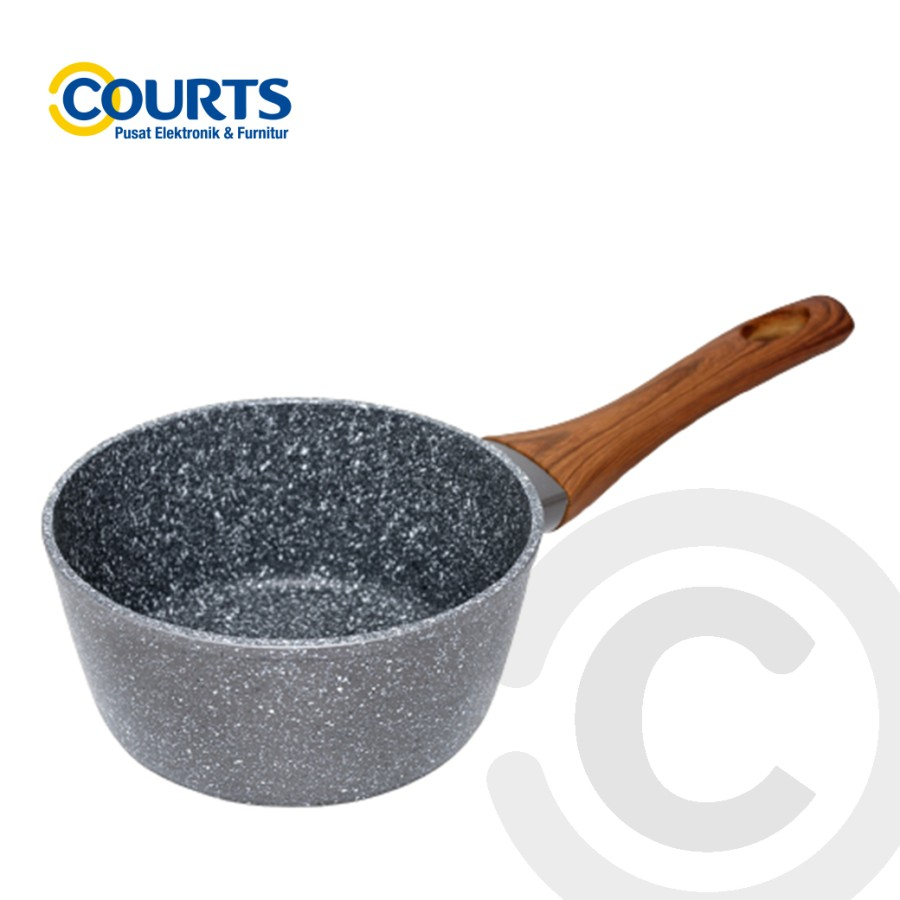 Jual CYPRUZ- PANCI GREY MARBLE SAUCE PAN 18cm SN-0212 | Shopee Indonesia