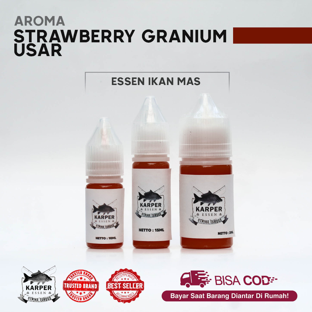 Jual ESSEN AROMA STRAWBERRY GRANIUM USAR | Shopee Indonesia
