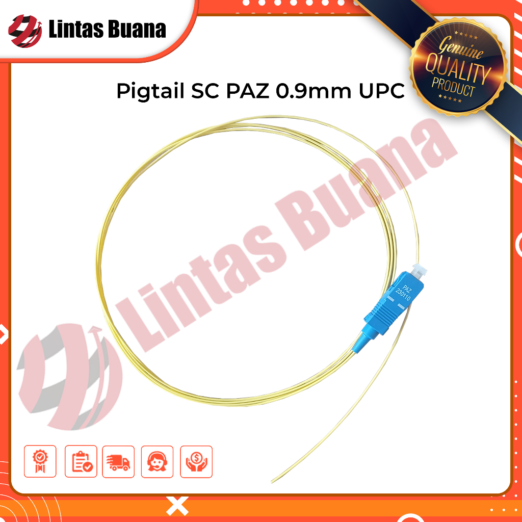 Jual Pigtail Fiberoptic SC-UPC-SM 0,9mm Yellow - Kabel Pigtail PLC SC ...