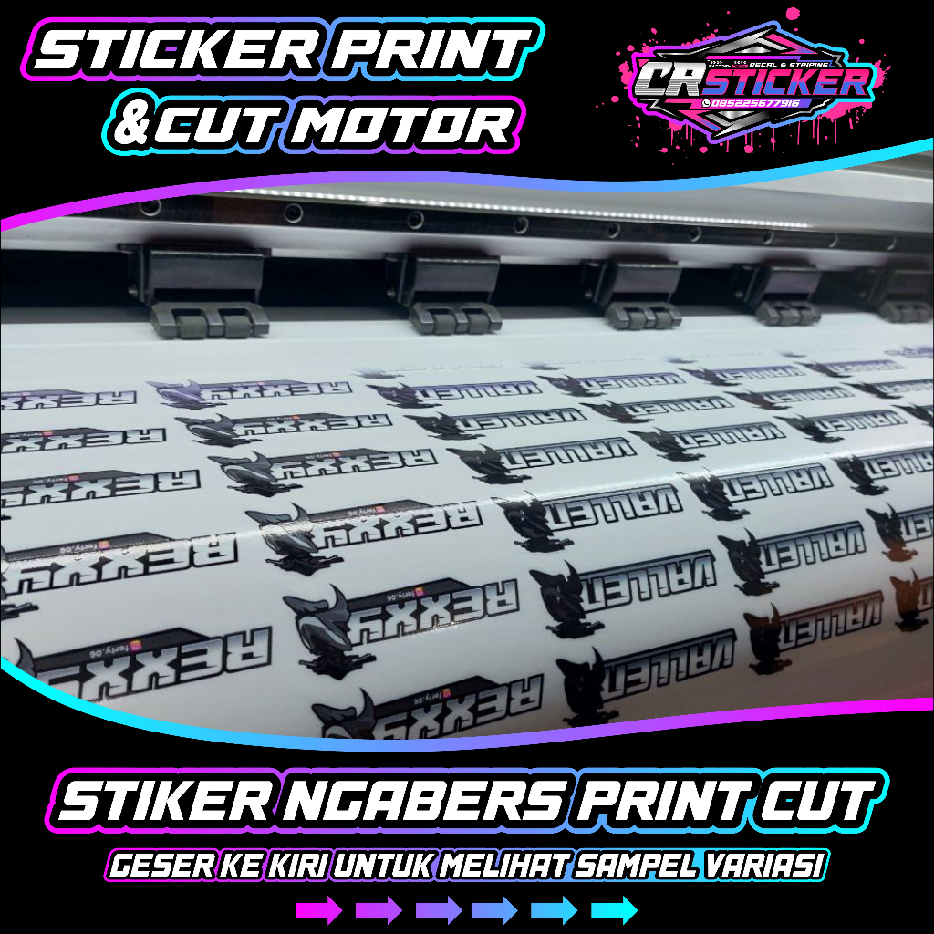 Jual STICKER CUSTOM NGABERS PRINT & CUT VEKTOR STIKER SUNMORI STIKER ...