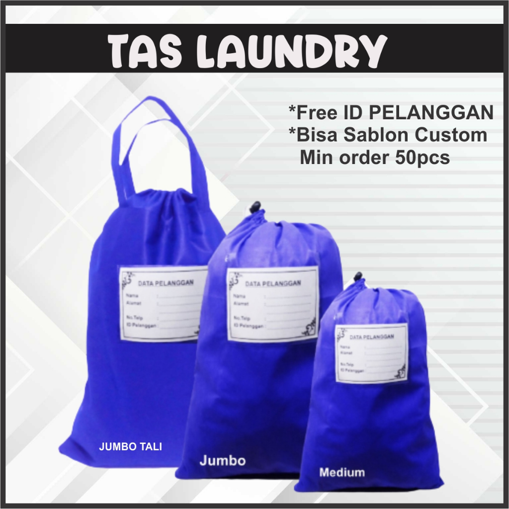 Jual Tas laundry/laundry bag/kantong laundry/tas spunbond/tas jinjing ...