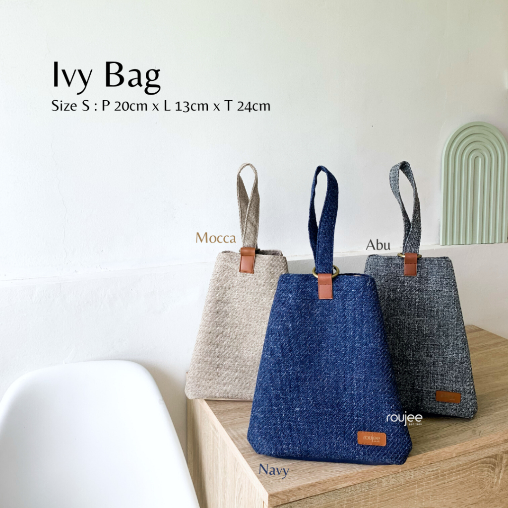 Jual ROUJEE BAG IVY TAS GONI BAG CUSTOM HANDBAG TAS SELEMPANG SHOULDER ...