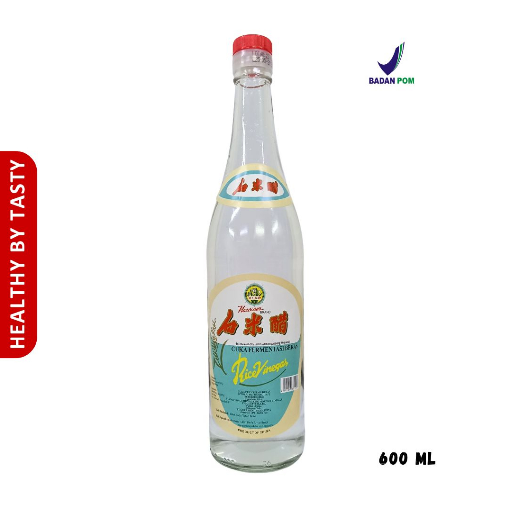 Jual Cuka Beras Cuka Putih Rice Vinegar Narcissus 600ml | Shopee Indonesia