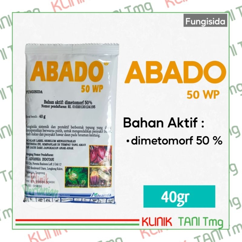 Jual ABADO 50WP - 40gr | FUNGISIDA SISTEMIK BERBAHAN AKTIF DIMETOMORF ...