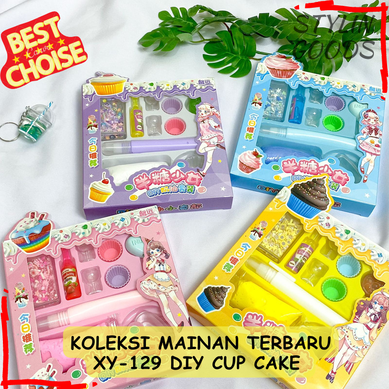 Jual KOLEKSI MAINAN TERBARU XY-129 DIY CUP CAKE / PAKET MAINAN ANAK ...