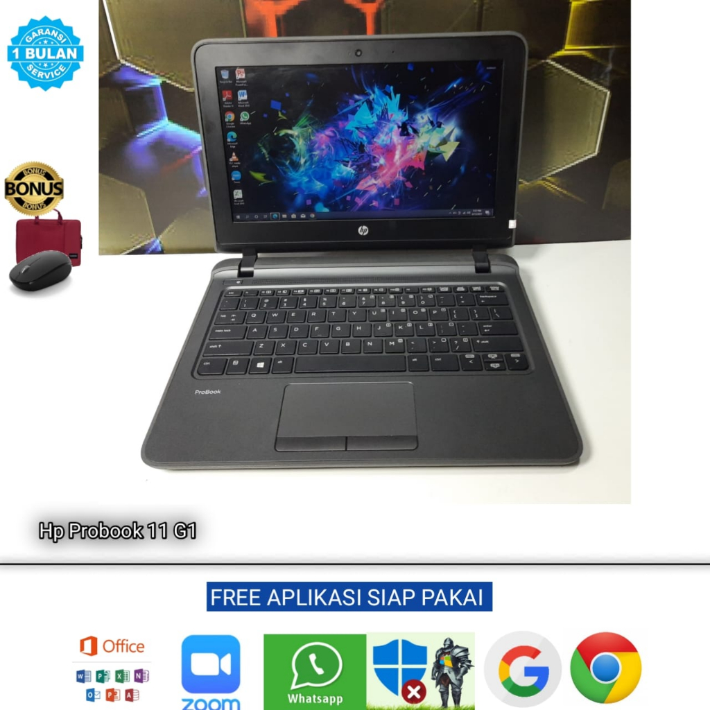 Jual Laptop Hp Probook 11 G1 Core i3 Gen 5 Ram 8GB HDD 500GB Windows 10 ...