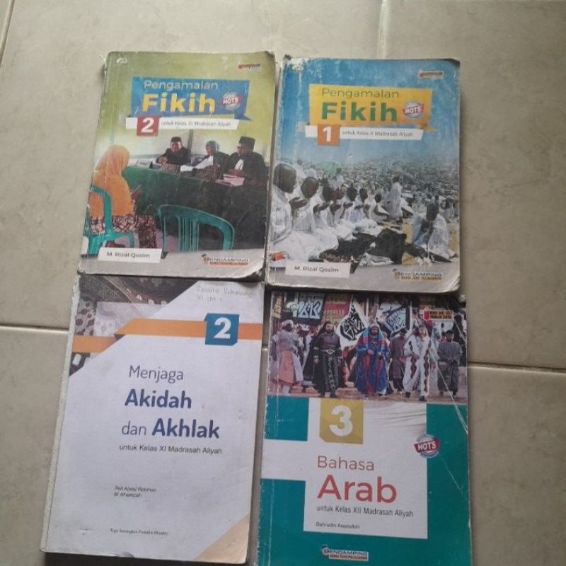 Jual buku fikih untuk kelas 1,2 dan akidah akhlak kelas 2 & bahasa arab kelas 3 madrasah aliyah ...