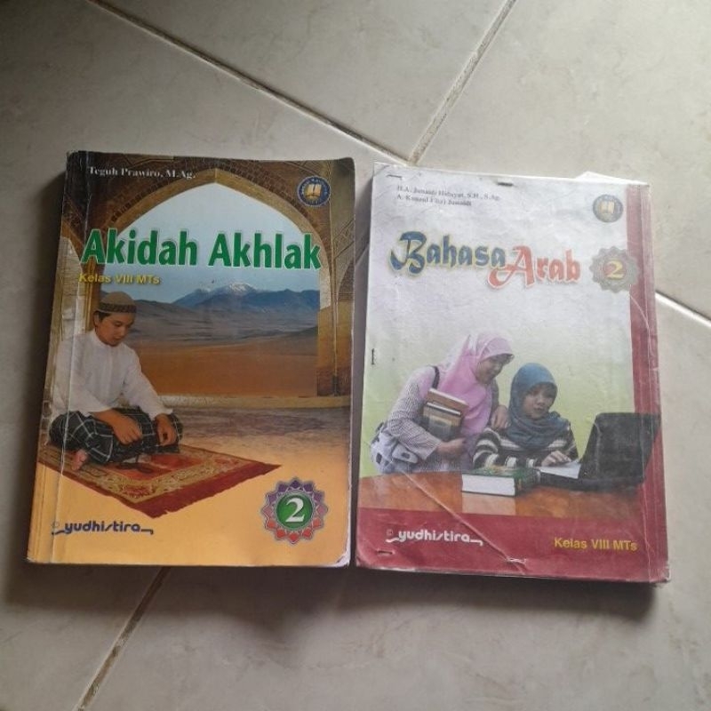 Jual BUKU AKIDAH AKHLAK DAN BAHASA ARAB KELAS 8 MTS PENERBIT YUDISTIRA | Shopee Indonesia