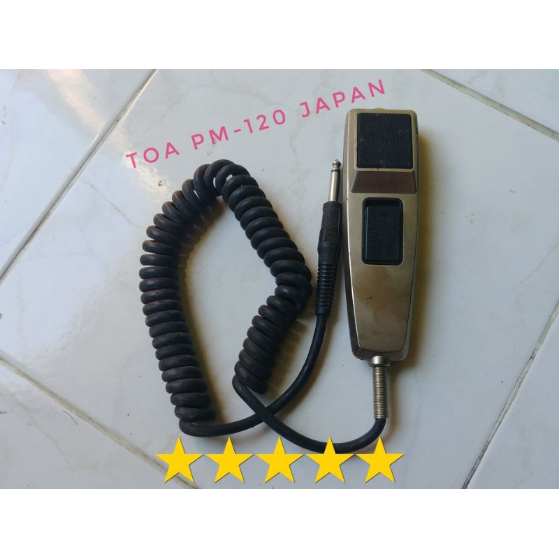 Jual Microphone TOA PM-120 made in Japan Langka | Shopee Indonesia