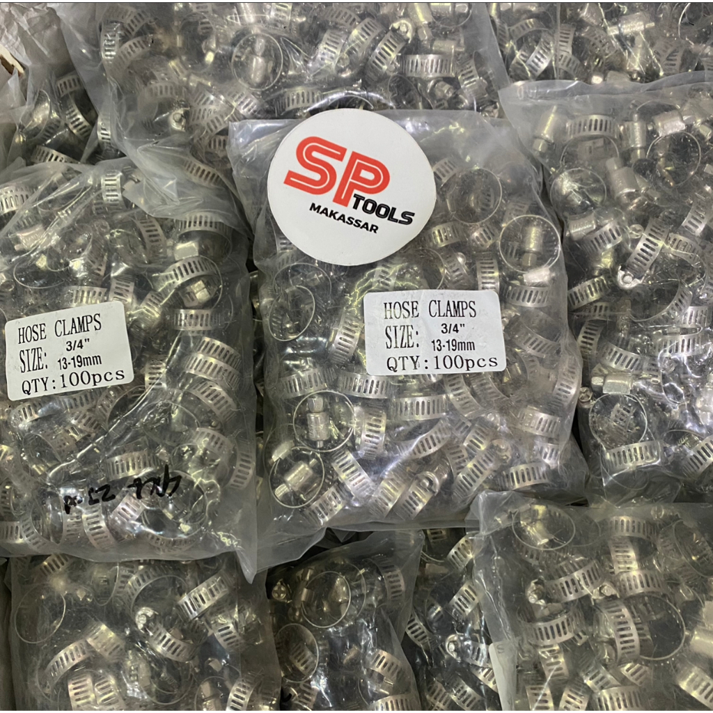 Jual KLEM SELANG / CLAMP / CLEM SELANG AIR / SELANG LPG 3/4" 3/4 INCH ...