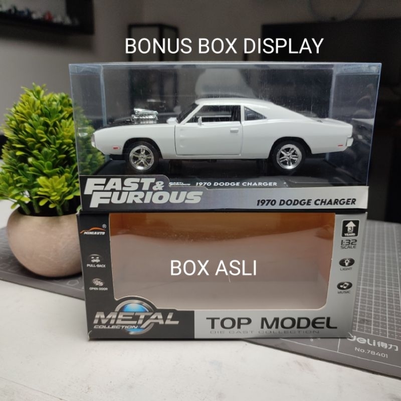 Jual Diecast Mobil Dodge Charger R/T 1970 MINI AUTO 1:32 Fast Furious ...