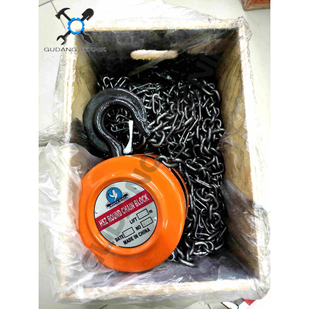 Jual Chain Block 5 Ton 3 5 Meter WHITE BIRD Hoist Manual / Katrol Takel ...