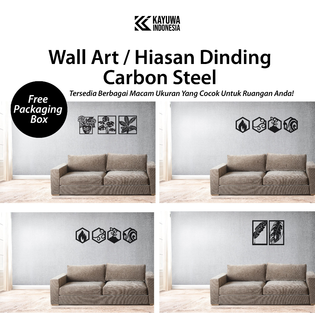 Jual Hiasan dinding ornamen dinding plat besi motif | Shopee Indonesia