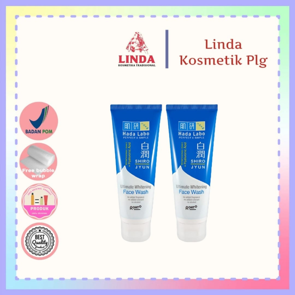 Jual HADA LABO FACE WASH BIRU shirojyun ultimate100g | Shopee Indonesia