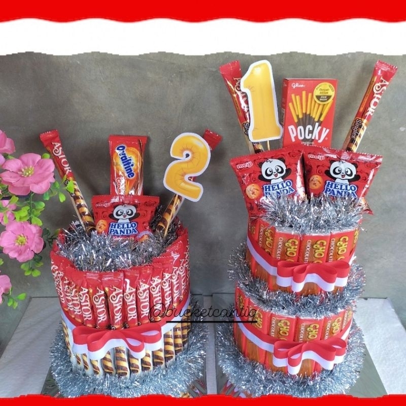 Jual KADO MERDEKA / SNACK TOWER MERDEKA MERAH PUTIH TERMURAH ...