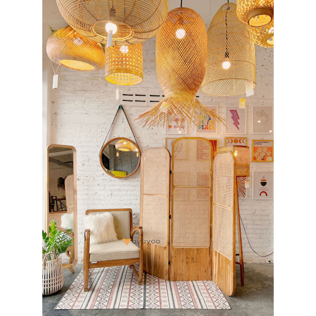 Jual Ayoyoo Room Divider Sketsel - Sekat Pembatas Kayu Jati | Shopee ...