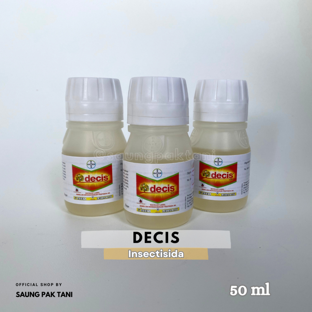 Jual DECIS 25 EC INSEKTISIDA PEMBASMI HAMA KEMASAN PABRIK 50 ML ...