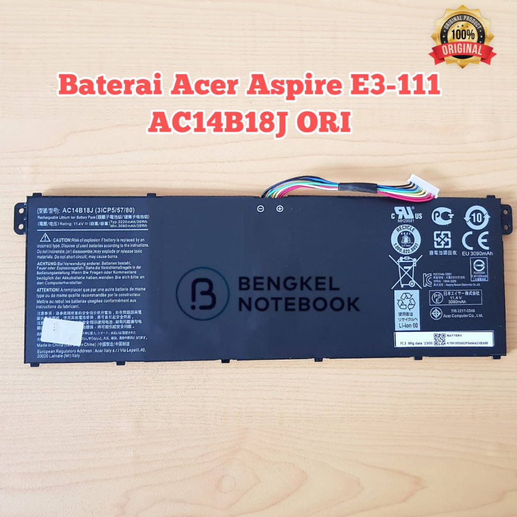 Jual Baterai Acer Aspire E3-111 V3-111 V3-111P E3-112 ES1-131 ES1-331 ES1-512 ES1-520 ES1-521 ...