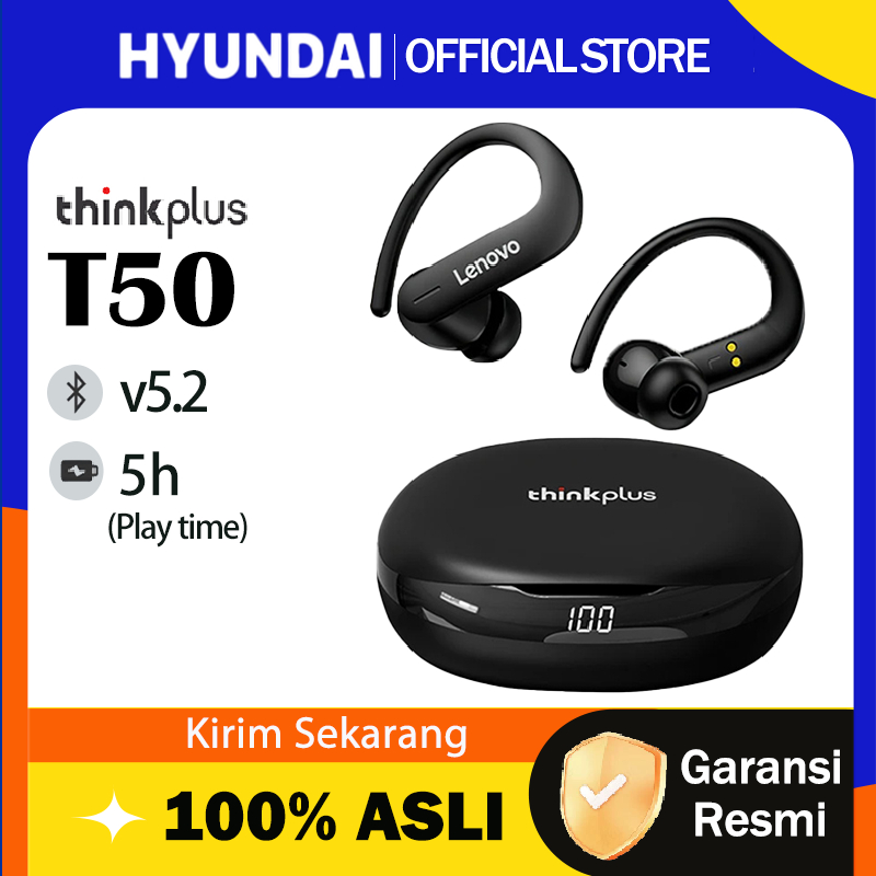 Jual Hyundai X Thinkplus T50 True Wireless Bluetooth Earphone Sport TWS | Shopee Indonesia