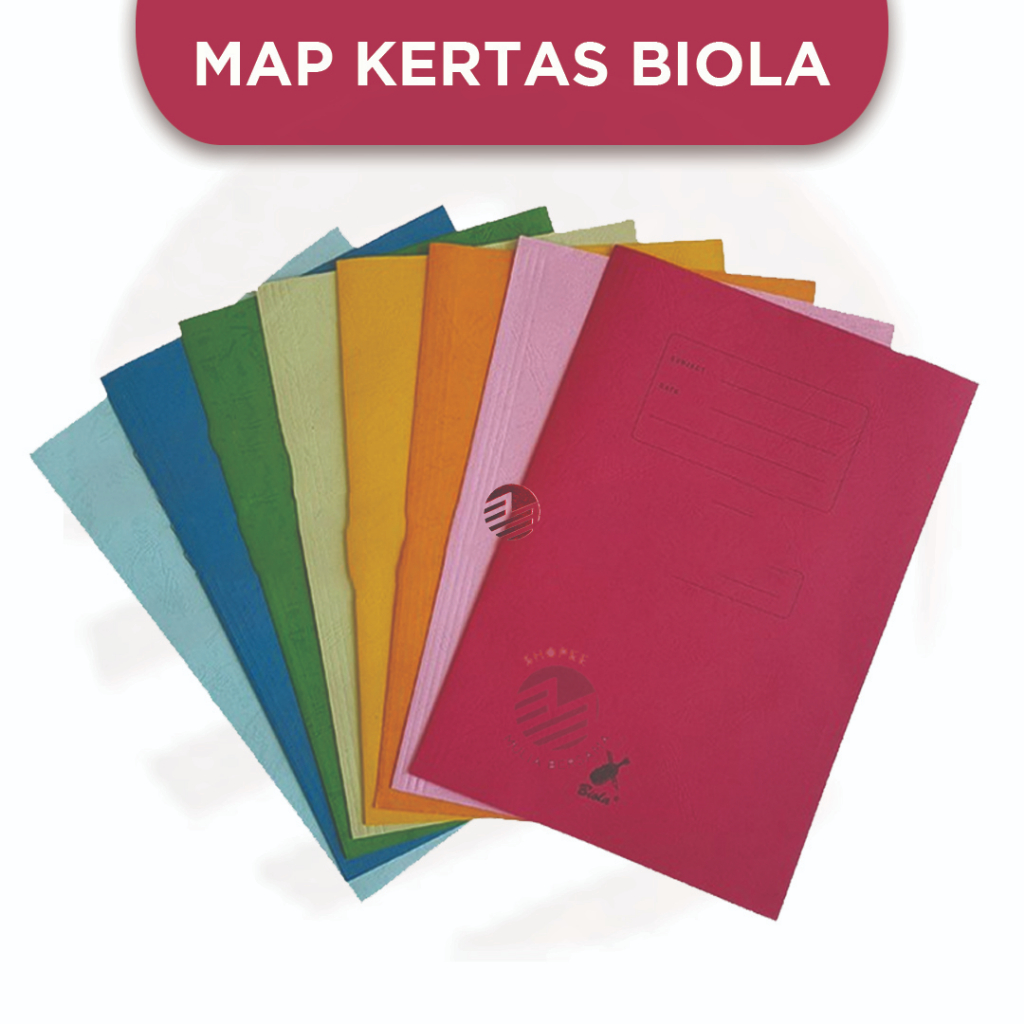 Jual Map Kertas Non Tulang & Bertulang Warna - BIOLA | Shopee Indonesia