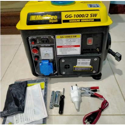 Jual Mesin Genset Listrik 1000watt GG1000 2SW Multipro GG1000 2SW | Shopee Indonesia
