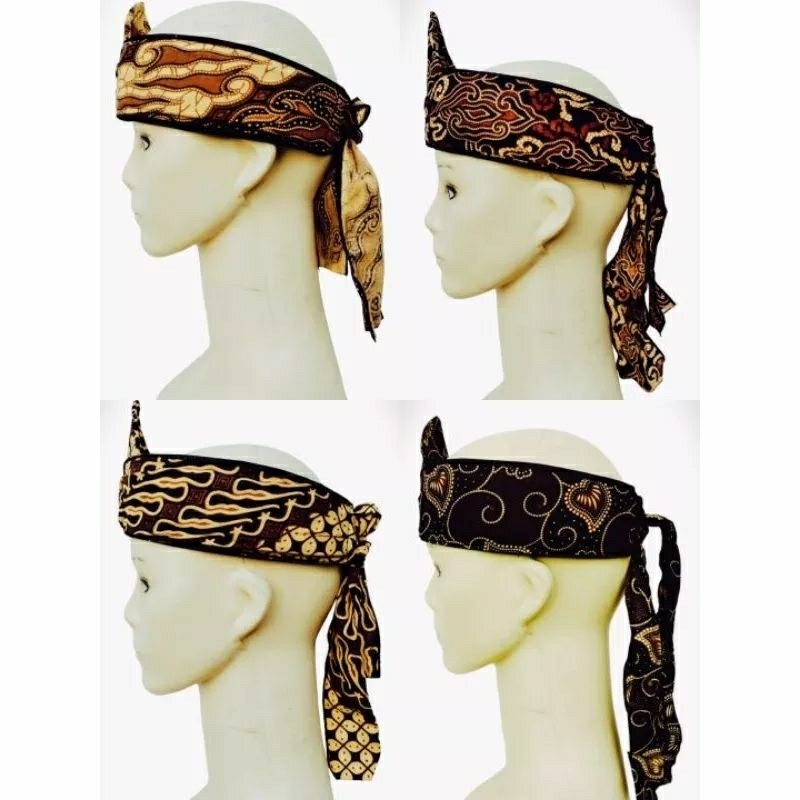 Jual Iket kepala pangsi anak Iket kepala sunda (motif rendom) | Shopee ...