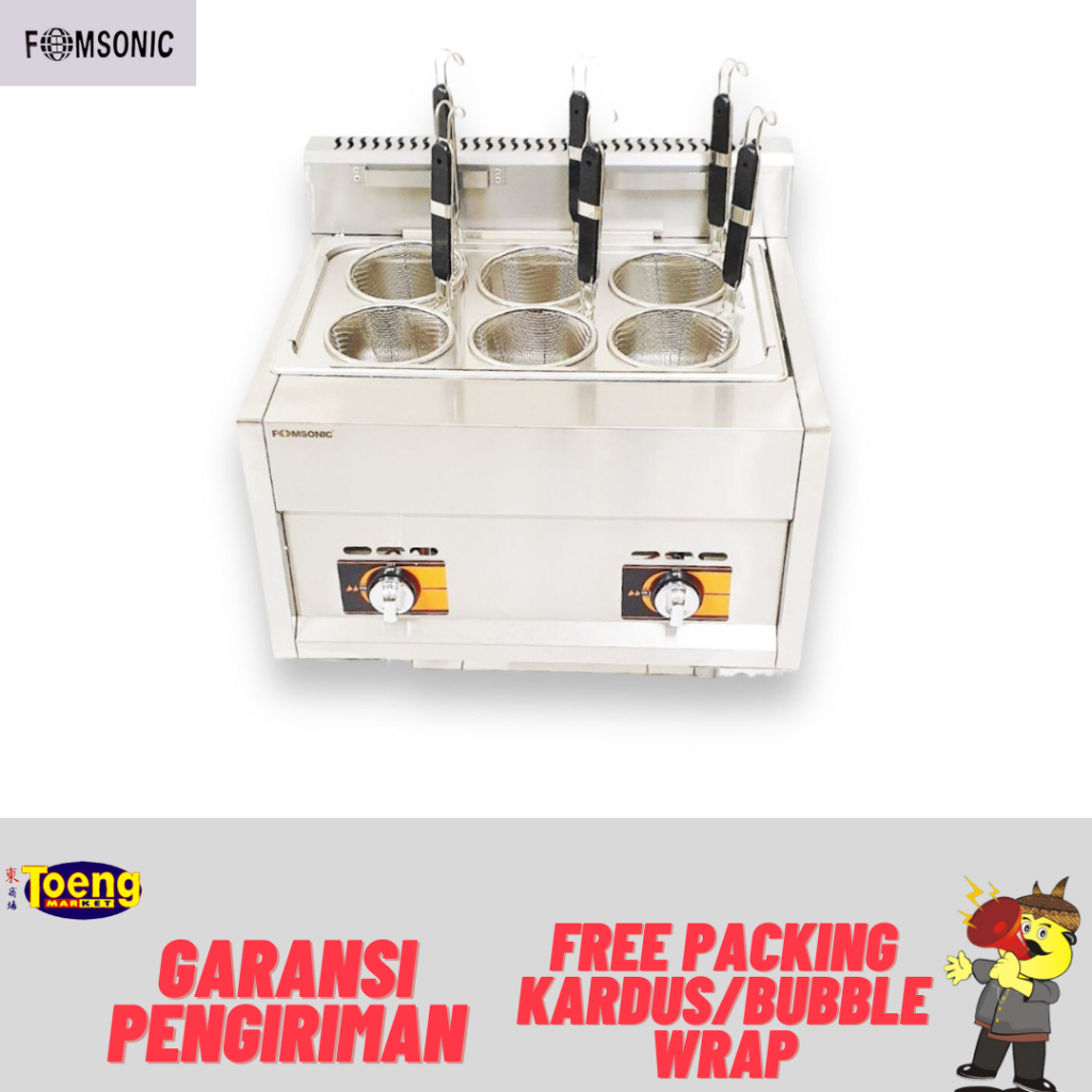 Jual GAS NOODLE COOKER 6S GML-206 FSN / KOMPOR USAHA MIE/PASTA FOMSONIC | Shopee Indonesia
