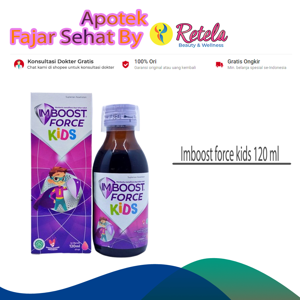 Jual Imboost Force Kids Sirup 1 Botol 120 mL | Shopee Indonesia