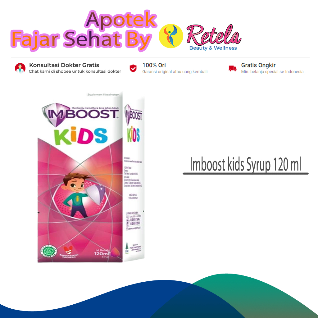 Jual Imboost Kids Syrup 120 ml | Shopee Indonesia