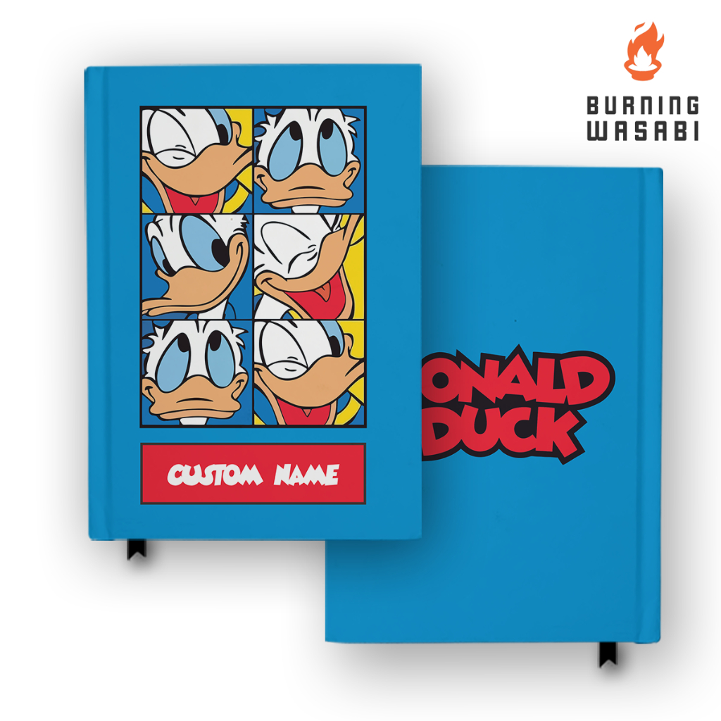Jual Buku Catatan Notebook Donald Duck Disney 1 Custom Nama Agenda ...