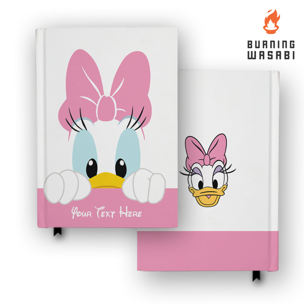 Jual Buku Catatan Notebook Daisy Duck 3 Disney Custom Nama Agenda ...