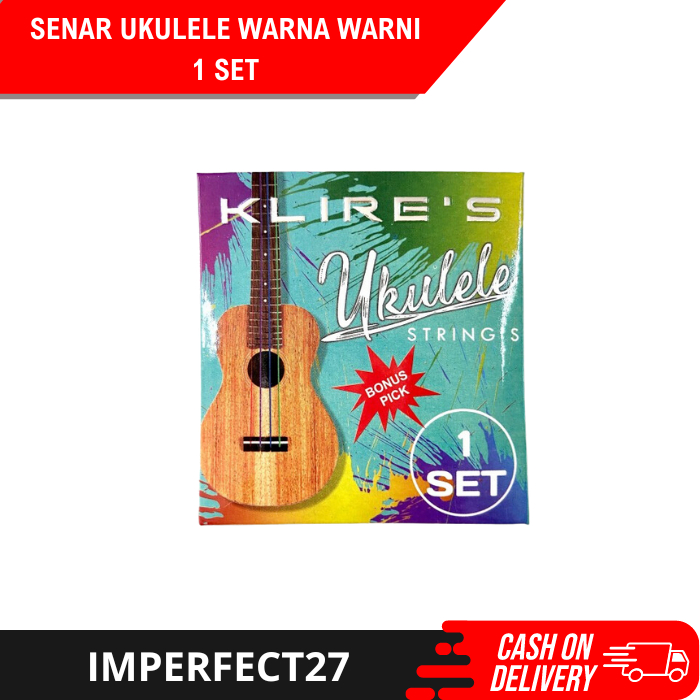 Jual Senar Ukulele Warna Klire's 1 Set bonus pick | Shopee Indonesia