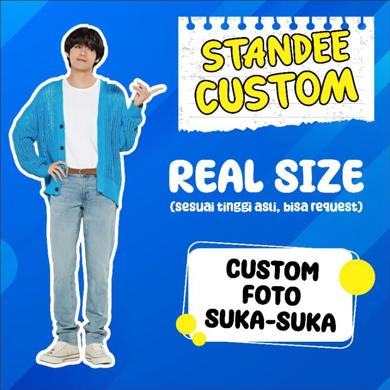 Jual HUMAN STANDEE BANNER | STANDEE KOREA | STANDEE KPOP | Shopee Indonesia