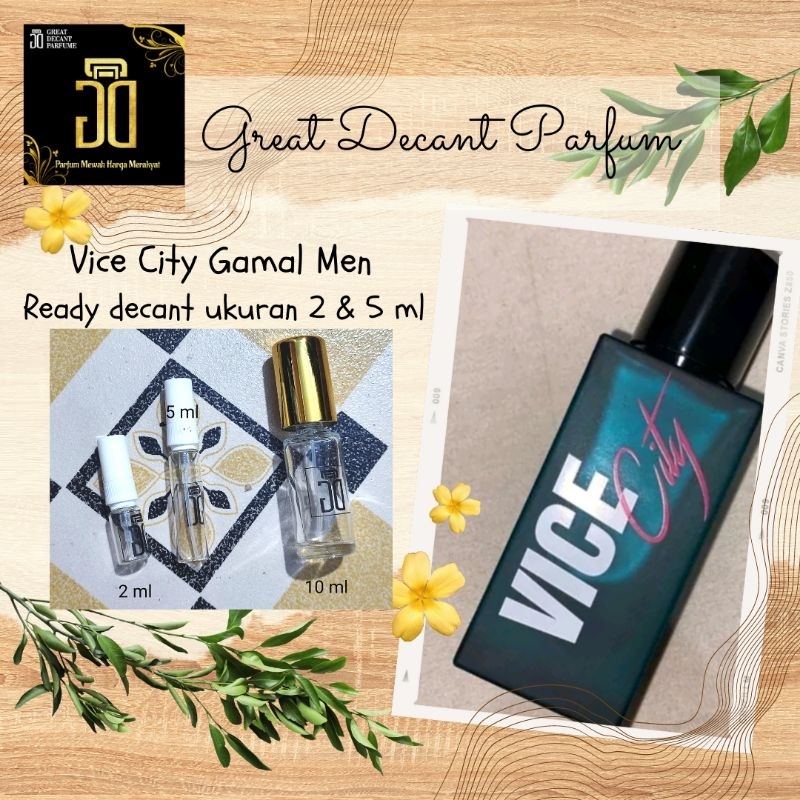 Jual Decant Vice City Gamal Men | Shopee Indonesia