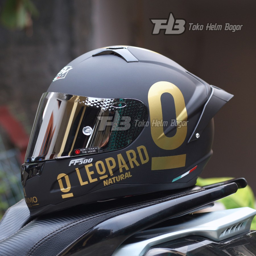 Jual RSV FF500 Black Doff visor SILVER spoiler GPR Leopard GOLD ...