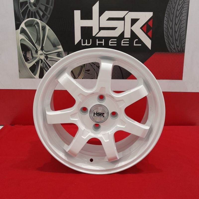 Jual Velg Mobil Hsr Boroko Tjh Ring 15 Pcd 4x100 Brio Mobilio Agya Sigra Karimun Vios Baleno Dll ...
