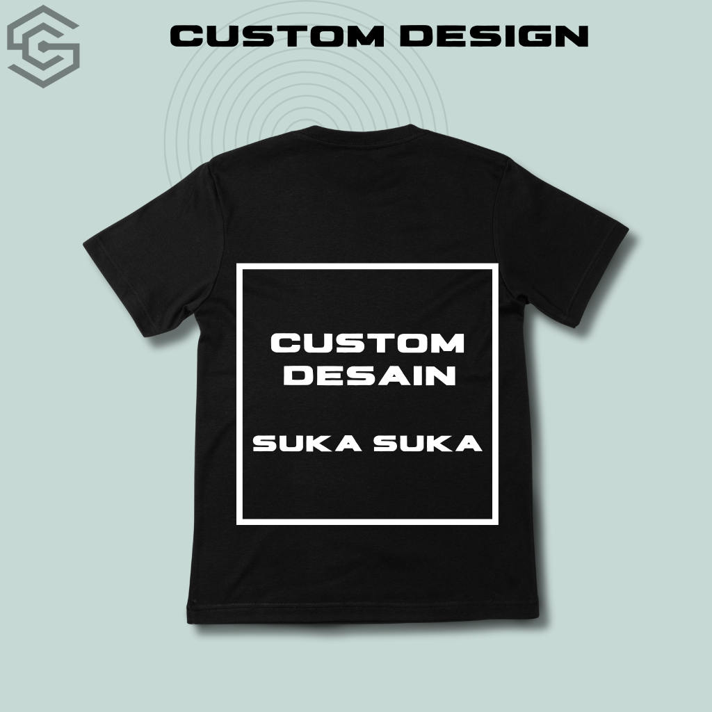 Jual BAJU KAOS SABLON CUSTOM SATUAN FOTO GAMBAR NAMA TULISAN KATA KATA DESAIN SENDIRI TEKNIK ...