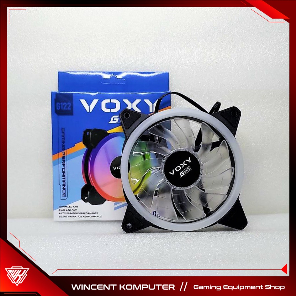 Jual Fan Casing Gaming Voxy G122 Running Dual LED RGB 120mm | Shopee ...