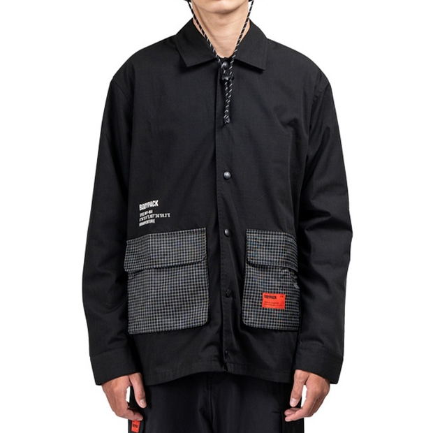 Jual Jaket Bodypack Pathway Coach Jacket - Hitam | Shopee Indonesia