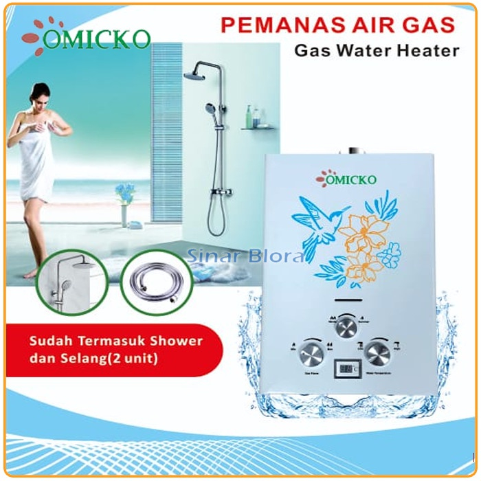 Jual Water Heater GAS OMICKO / PEMANAS AIR GAS DIGITAL DAN OTOMATIS ...