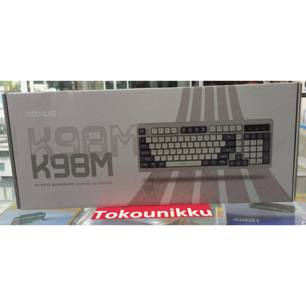 Jual Keyboard Rexus Gaming Battlefire K98M Retro Classic RGB Led Full Size | Shopee Indonesia
