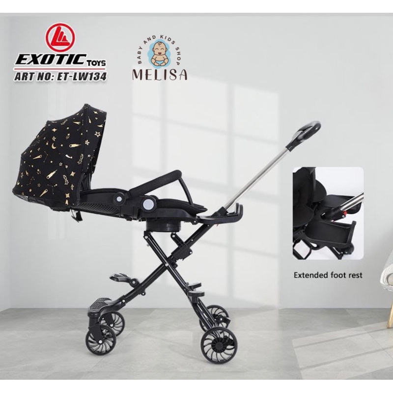 Jual Magic Stroller Exotic LW 134 Kereta Dorong Bayi Bisa Tidur ...