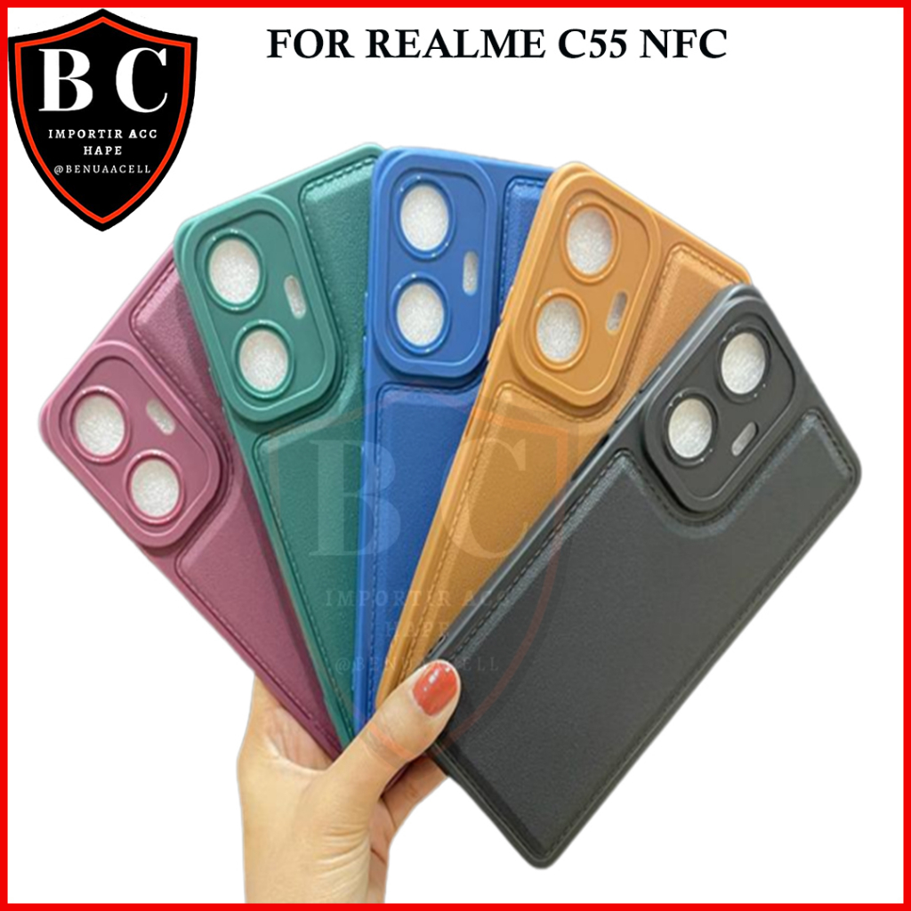Jual CASE REALME C53 2023 - CASE LEATHER PRO REALME C61 C63 C65 C67 C51S C51 C53 C55 C35 C33 C31 ...