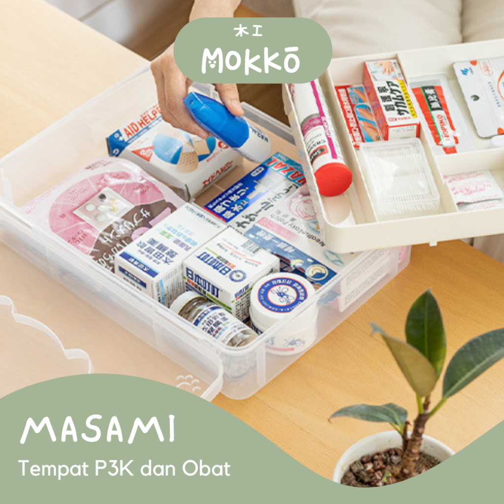 Jual MOKKO - MASAMI Penyimpanan Obat Estetika Storage Obat First Aid ...
