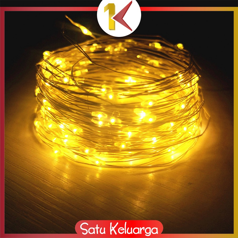 Jual SK-C881 Lampu Tumbler Kawat Mini 10 Meter 100 LED Lampu Hias ...