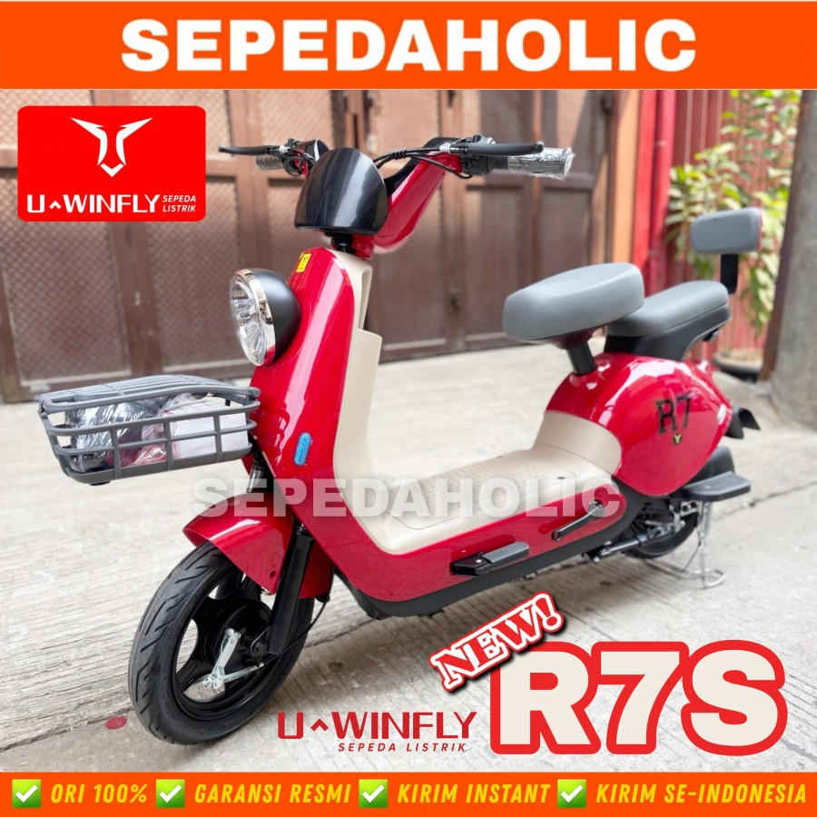 Jual Sepeda Motor Listrik UWINFLY REDFISH 7 / RF7 / RF 7 / R7S RF7S 500 ...