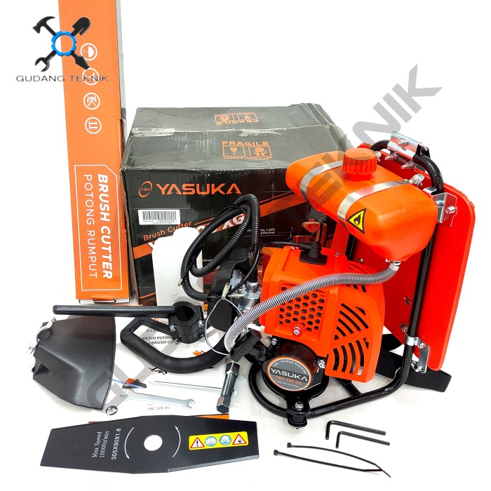 Jual Mesin Potong Rumput 2 Tak YBC328XG YASUKA / Portable Brush Cutter ...