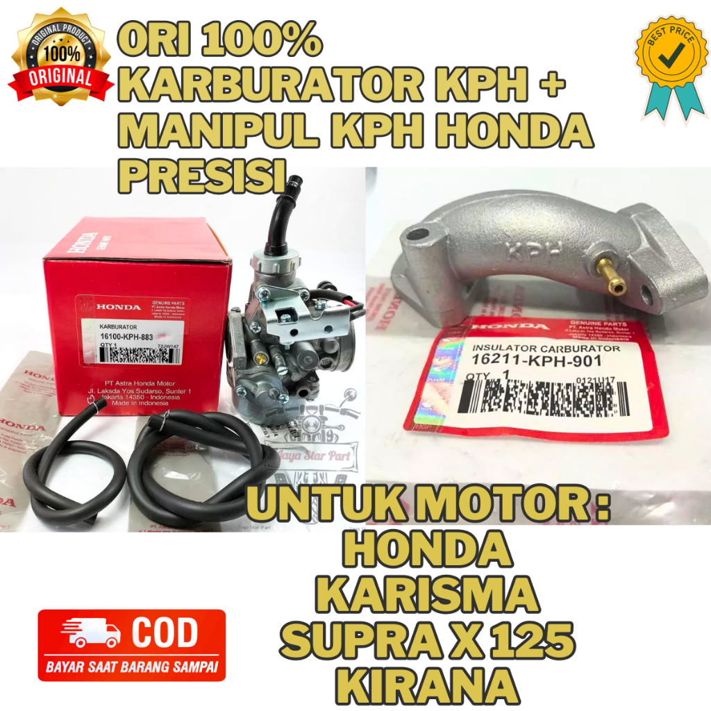 Jual ORI KARBURATOR HONDA KPH+MANIPUL KPH ORIGINAL KEIHIN SAMA SEPERTI ...