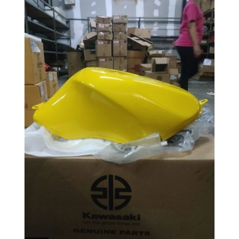 Jual tangki tanki new ninja rr kuning original kawasaki | Shopee Indonesia